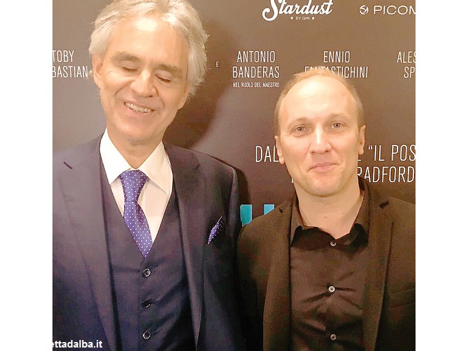 Il compositore albese Gabriele Roberto: «La mia musica per Bocelli»
