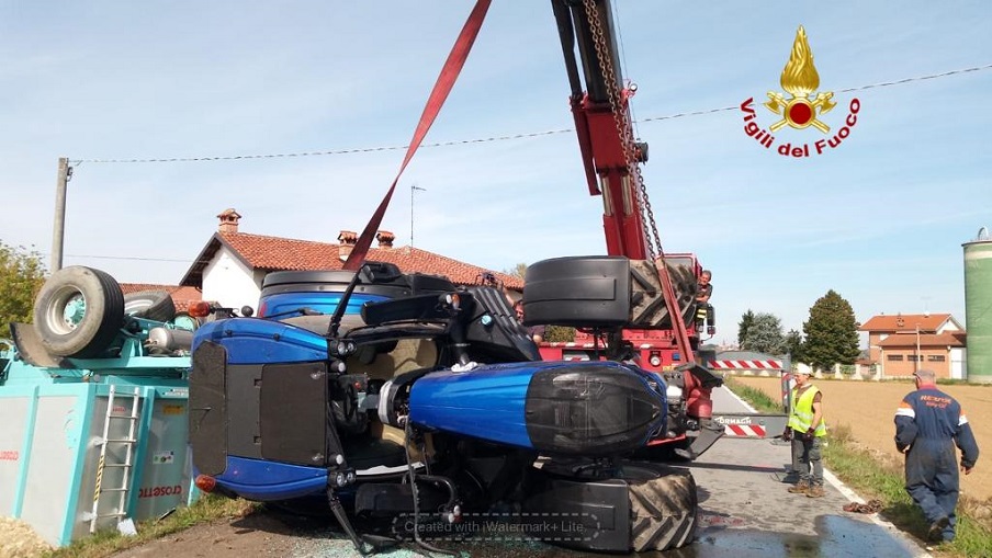 trattore ribaltato - Gazzetta d'Alba - Dal 1882 il settimanale di Alba, Langhe e Roero