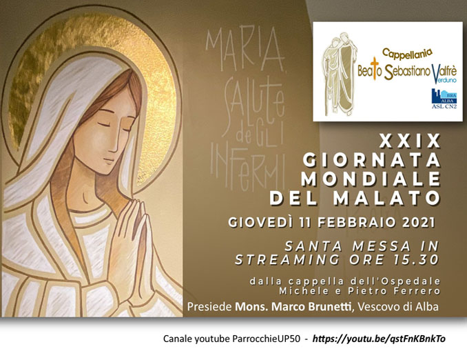 Giornata del malato nella Cappella dell’ospedale “Ferrero” di Verduno