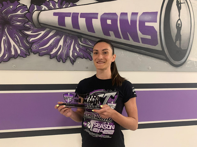 Alba Cheer Titans: Giulia Nervo atleta del mese di Aprile
