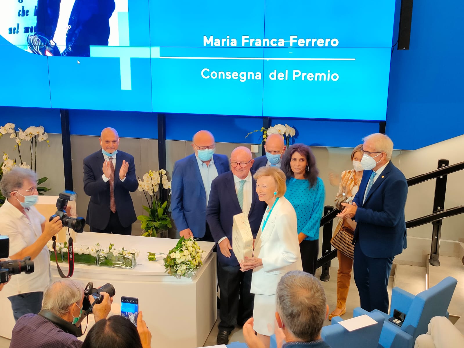 Maria Franca Ferrero ha ricevuto il premio Gratitudine della fondazione ...