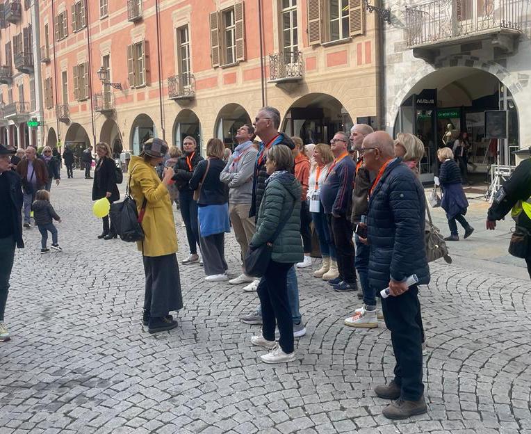 Visita guidata delle chiese medievali sotto il centro storico di Cuneo
