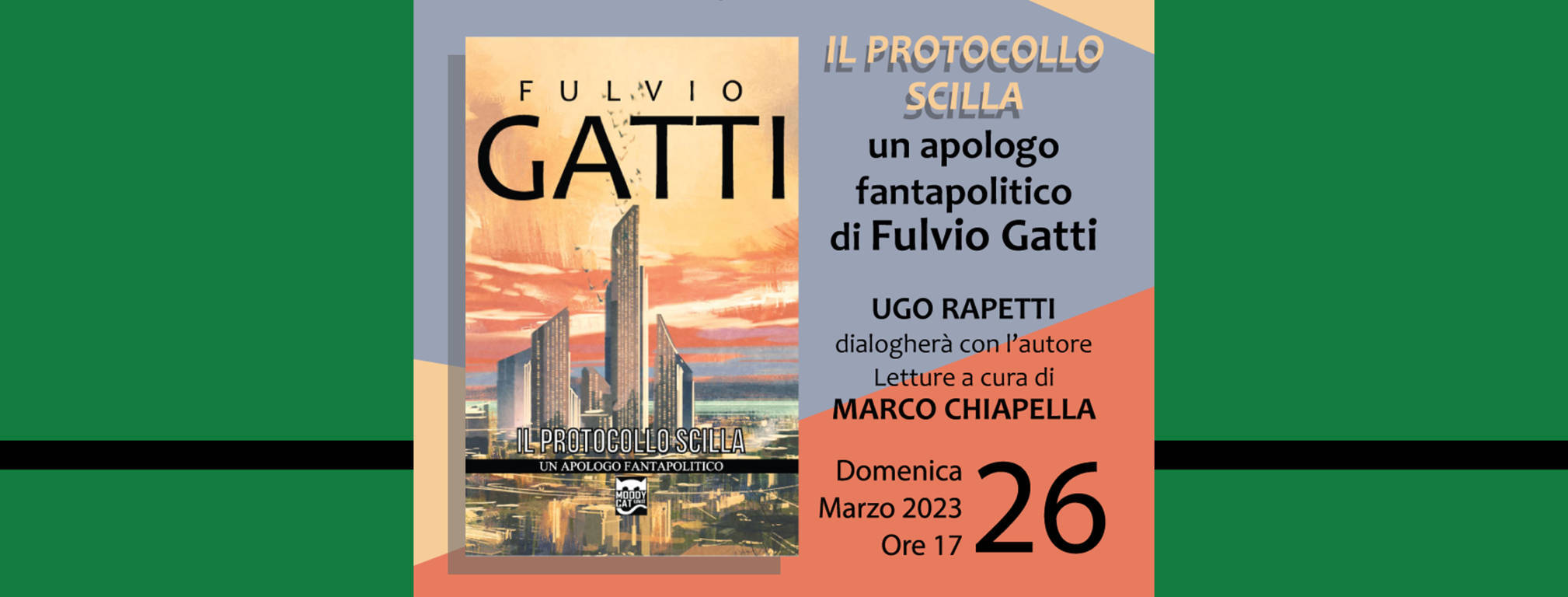 Canelli: lo scrittore nicese Fulvio Gatti presenta Il protocollo Scilla