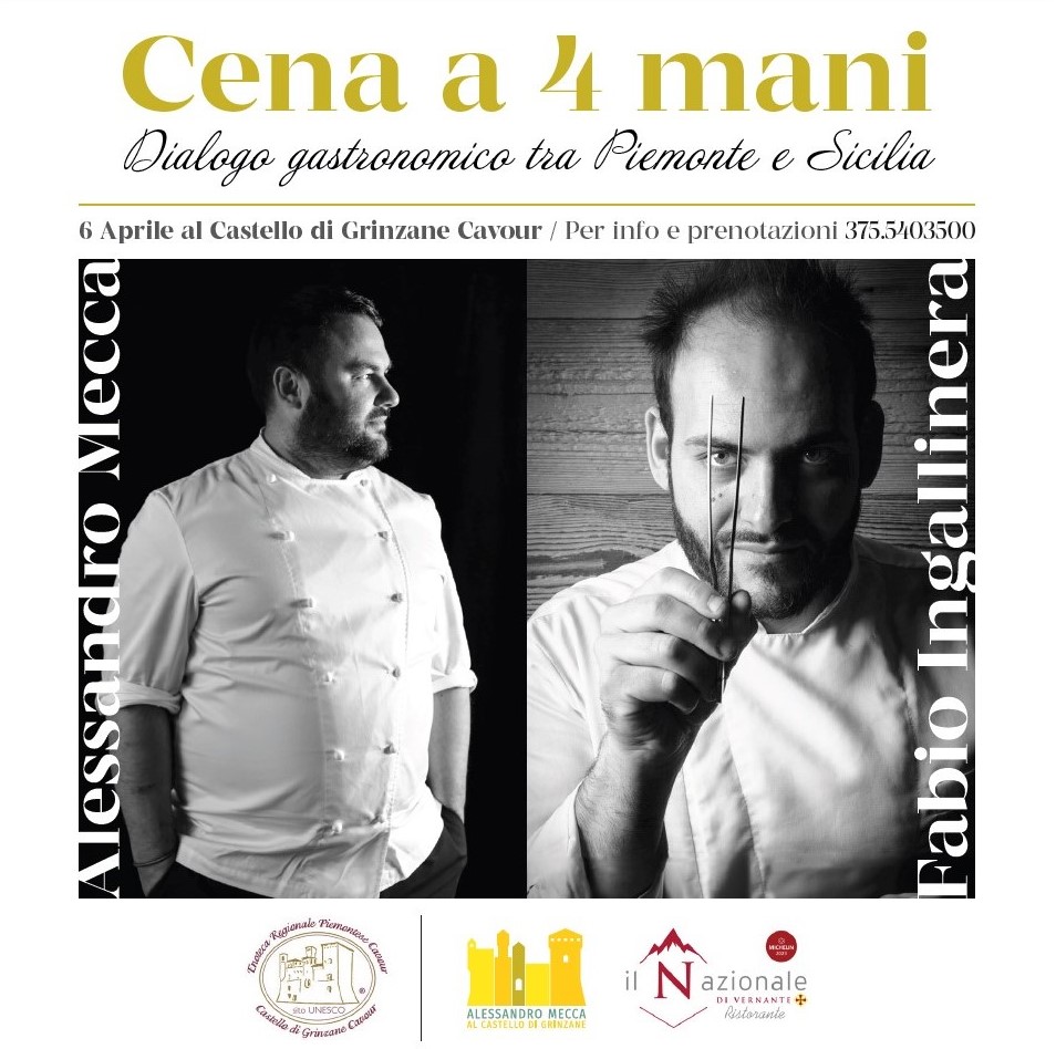 CENA 4 MANI – CASTELLO DI GRINZANE – Gazzetta d'Alba – Dal 1882 il ...