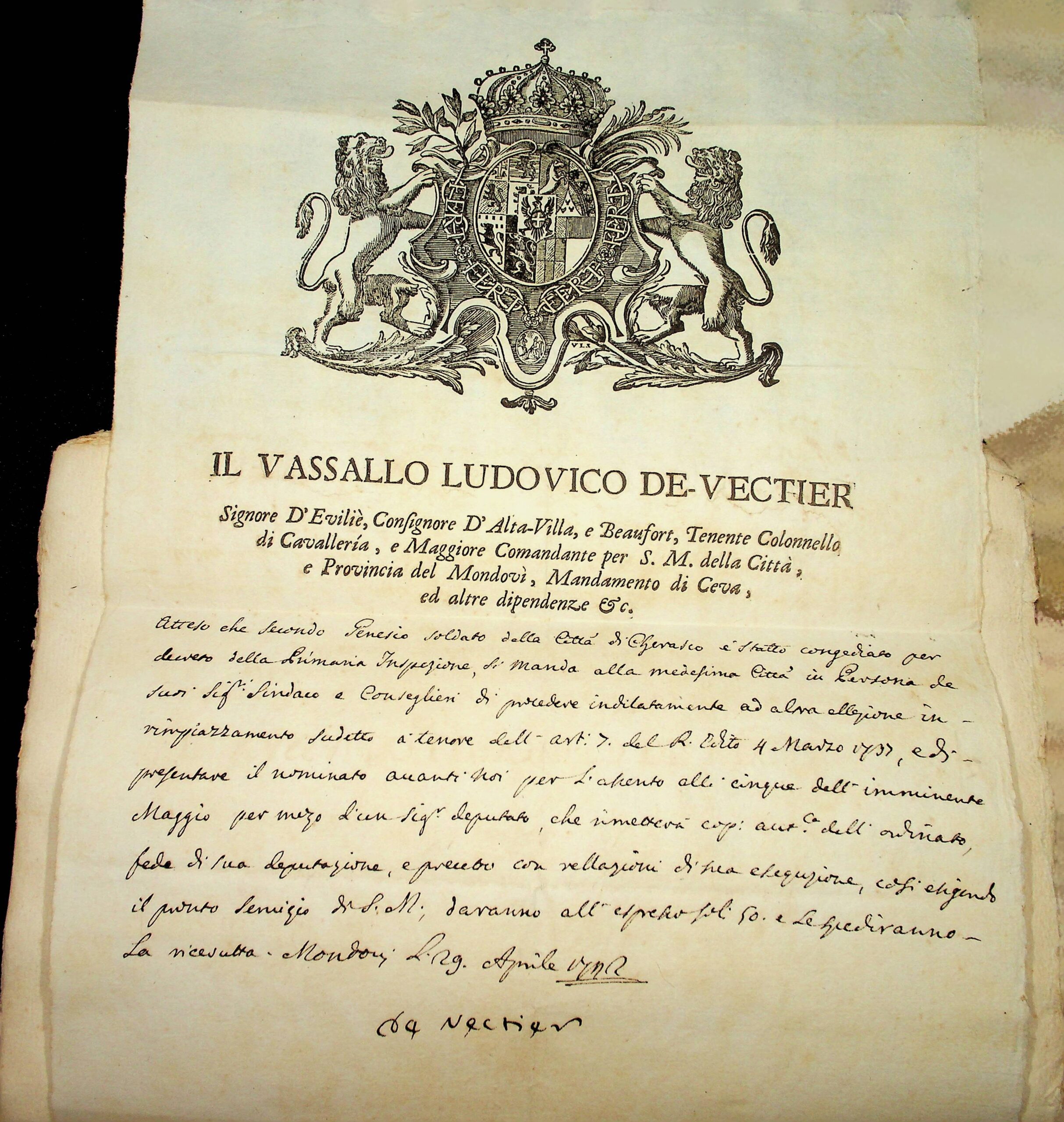 Il Vassallo Ludovico de Vectier - Gazzetta d'Alba - Dal 1882 il ...