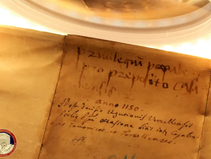 La pergamena del 1153 è stata restituita alla città di Cherasco
