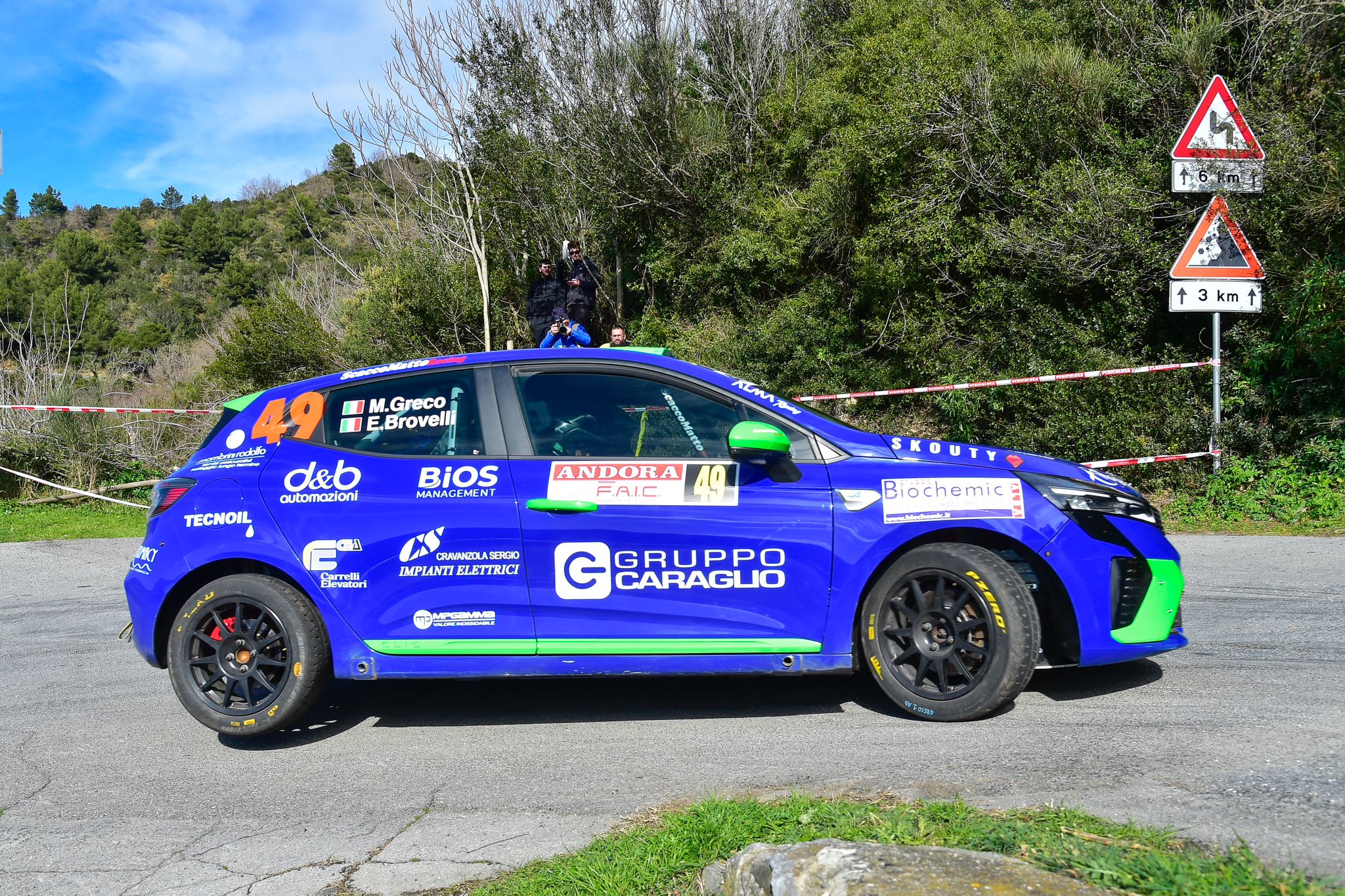 Matteo Greco sul podio di classe alla Ronde della Val Merula