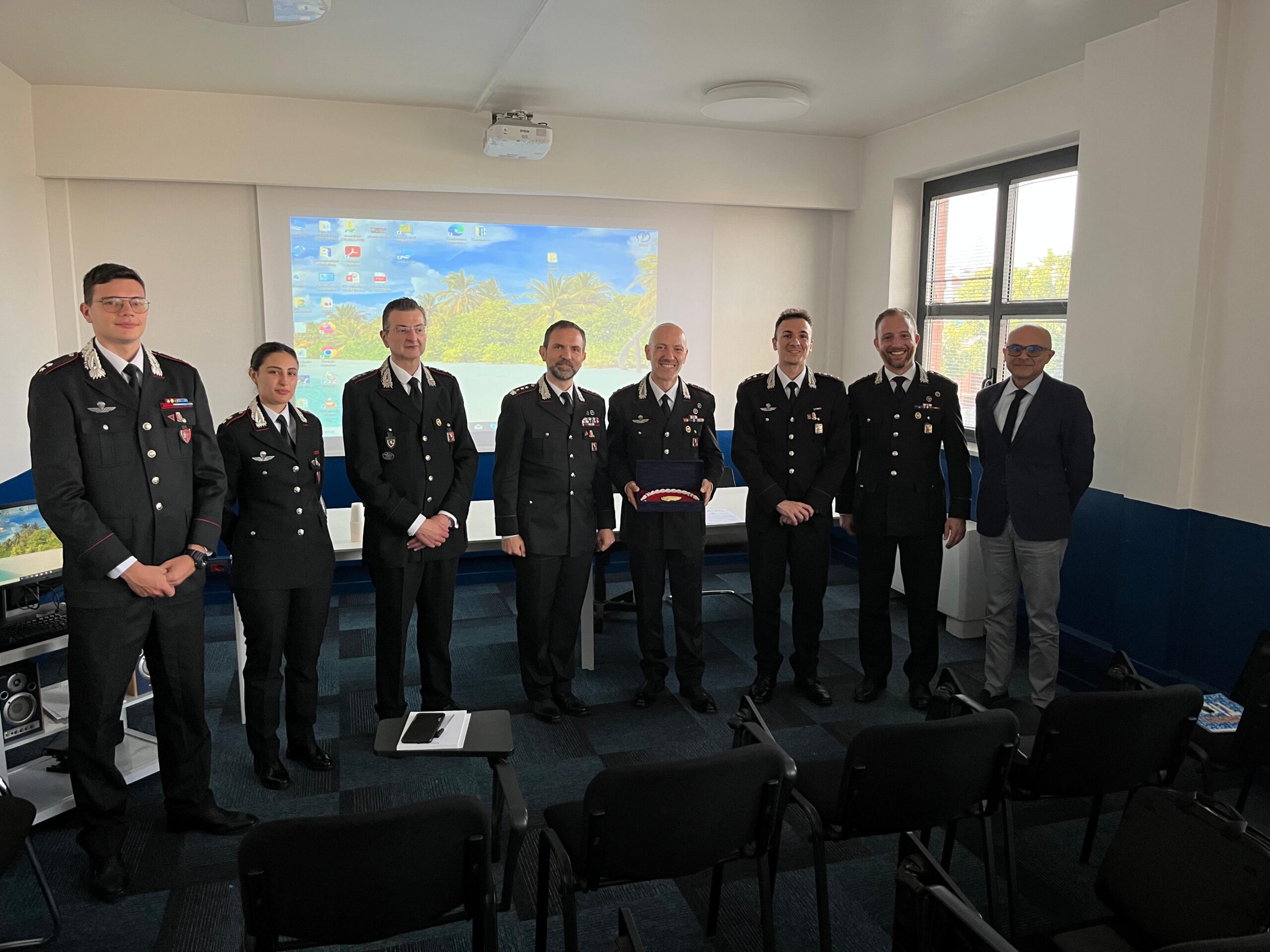 Il comandante della Compagnia di Villanova d'Asti, Alessandro Faedo ...